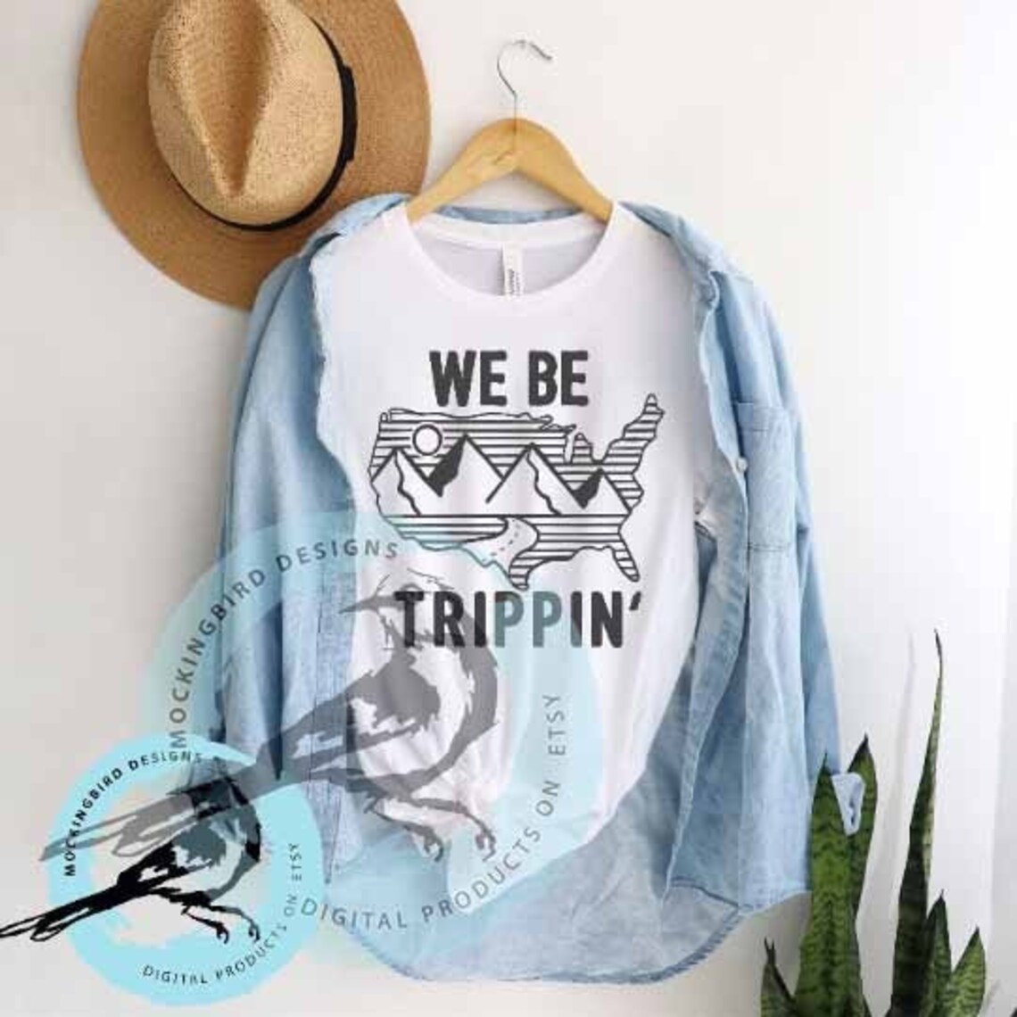 Digital We Be Trippin' Svg Travel Svg Trippin Svg - Etsy Canada