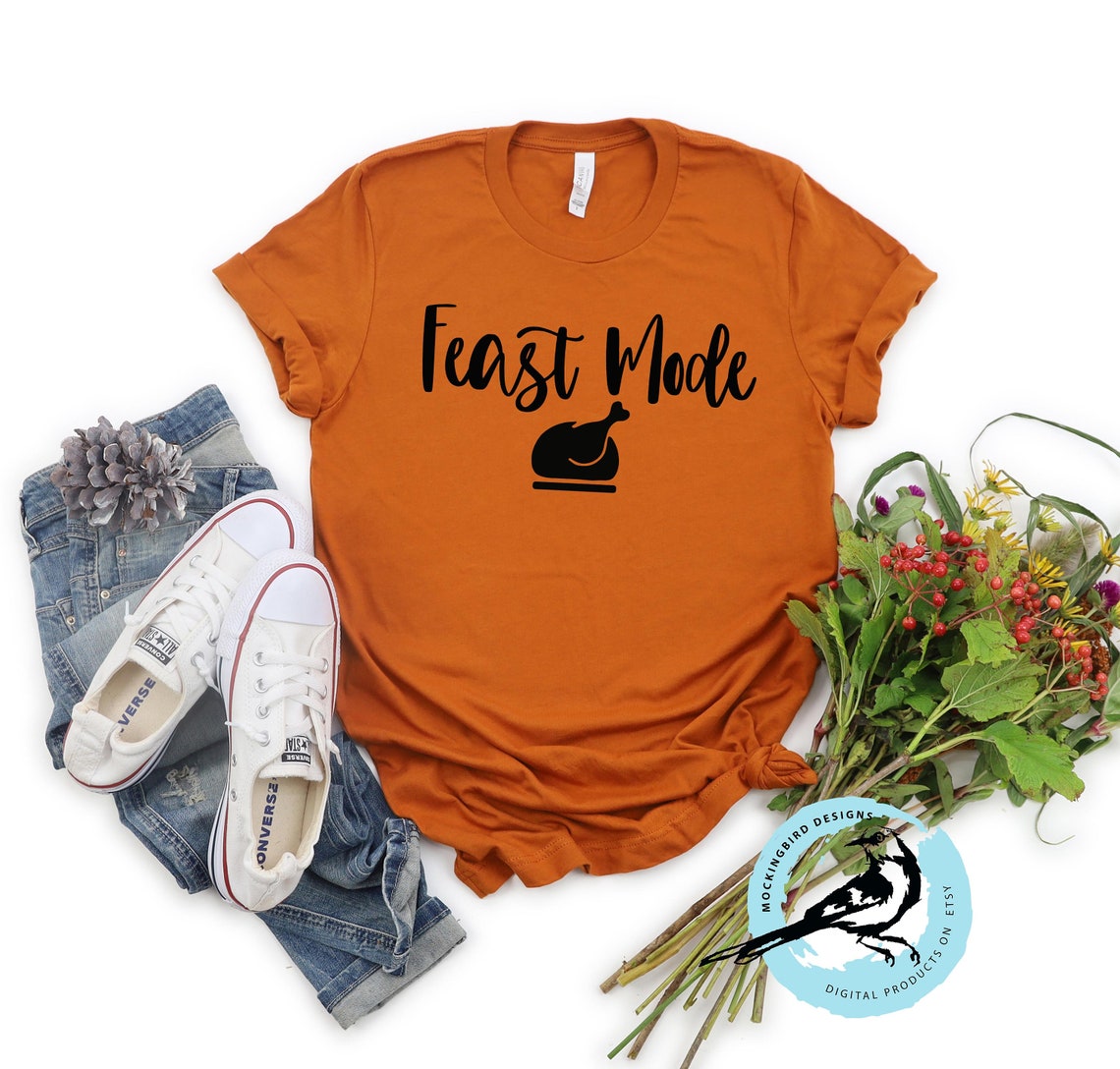Thanksgiving Svg Feast Mode Svg Friendsgiving Svg Turkey - Etsy