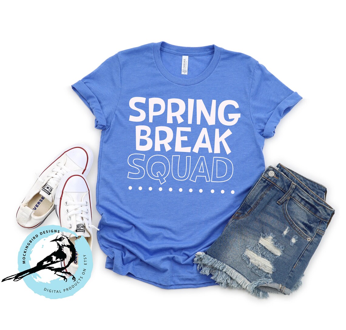 Spring Break SVG, Spring Break Squad Svg, Spring Break Crew, Vacation ...