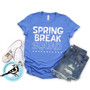 Spring Break SVG, Spring Break Squad Svg, Spring Break Crew, Vacation ...