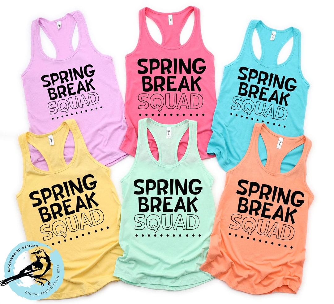 Spring Break SVG, Spring Break Squad Svg, Spring Break Crew, Vacation ...