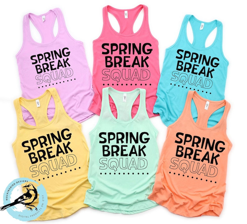 Spring Break SVG, Spring Break Squad Svg, Spring Break Crew, Vacation ...
