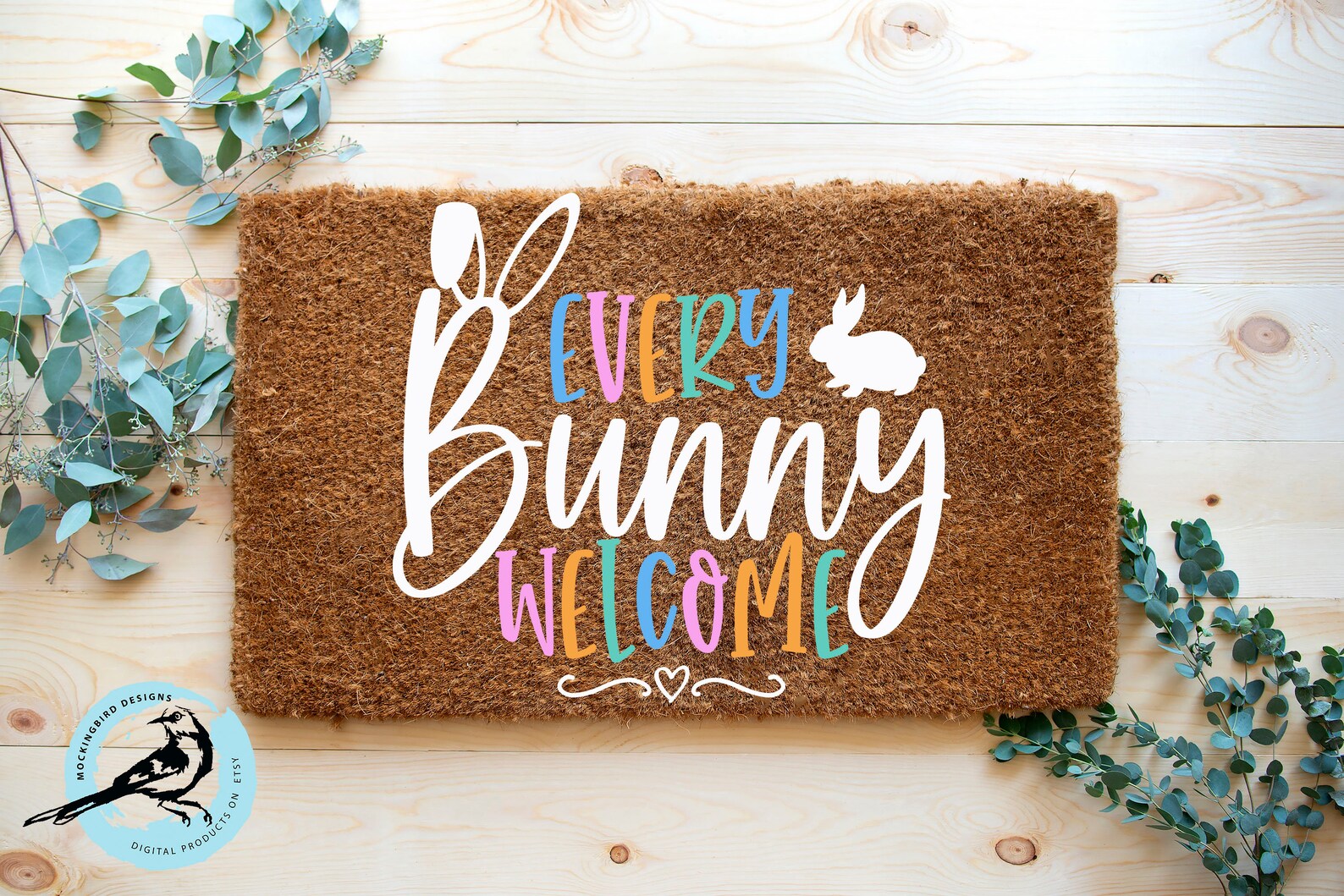 Spring Svg Every Bunny Welcome Svg Easter Svg Farmhouse - Etsy
