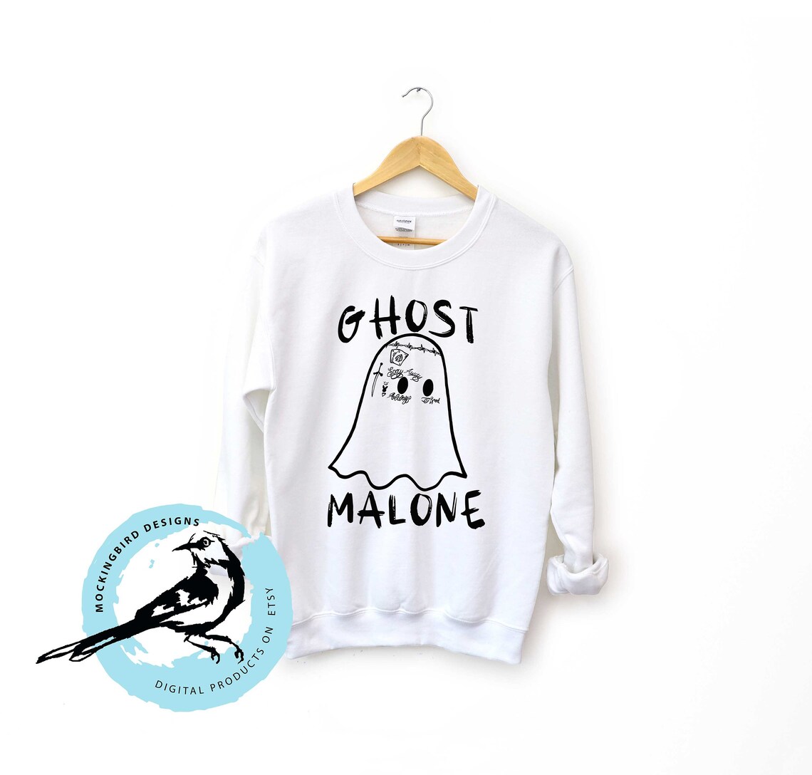 Ghost Malone Svg Ghost Svg Funny Halloween Svg Music Svg - Etsy