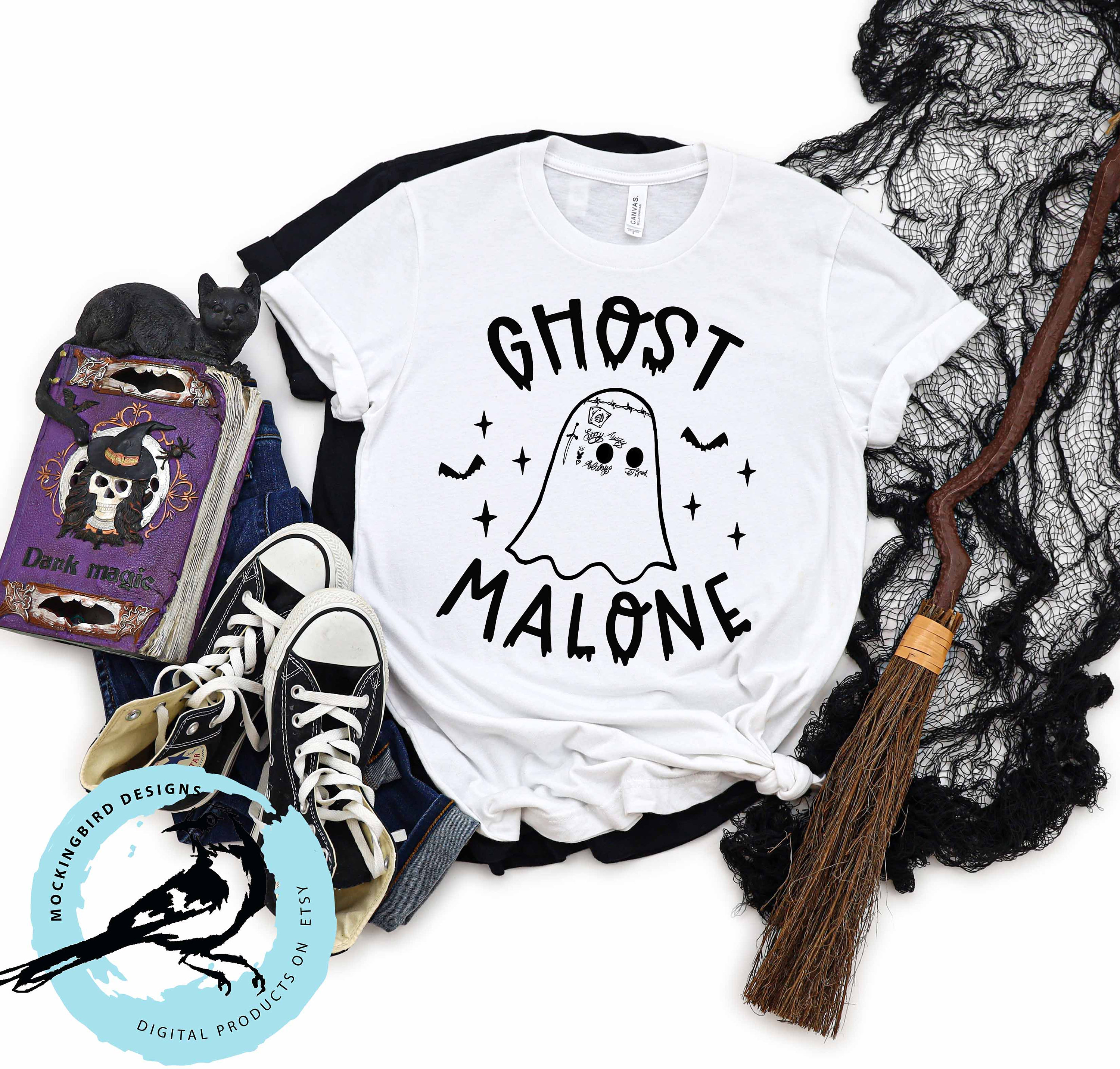 Ghost Malone Svg Ghost Svg Funny Halloween Svg Music Svg - Etsy