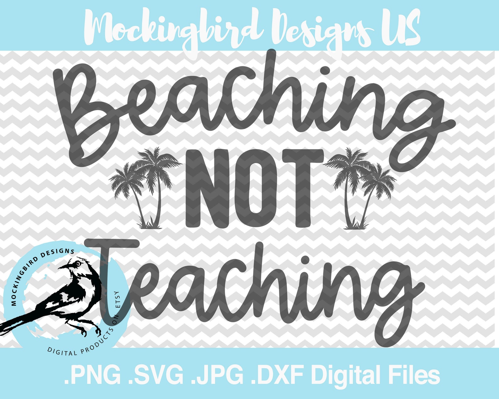 Teacher Svg Beaching Not Teaching Svg Summer Vacation Svg - Etsy