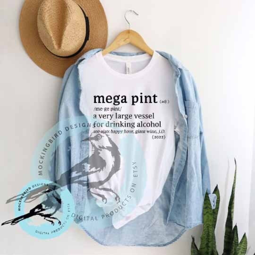 Mega Pint Svg, Mega Pint Definition Svg, Wine Svg, Happy Hour Anytime ...