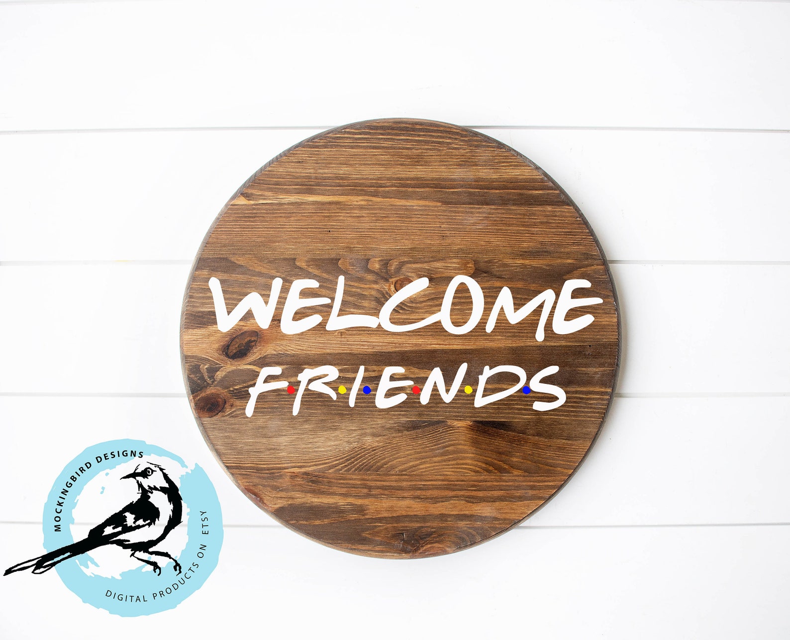 Welcome Friends Svg Welcome Svg Door Round Svg Friends Svg - Etsy Denmark