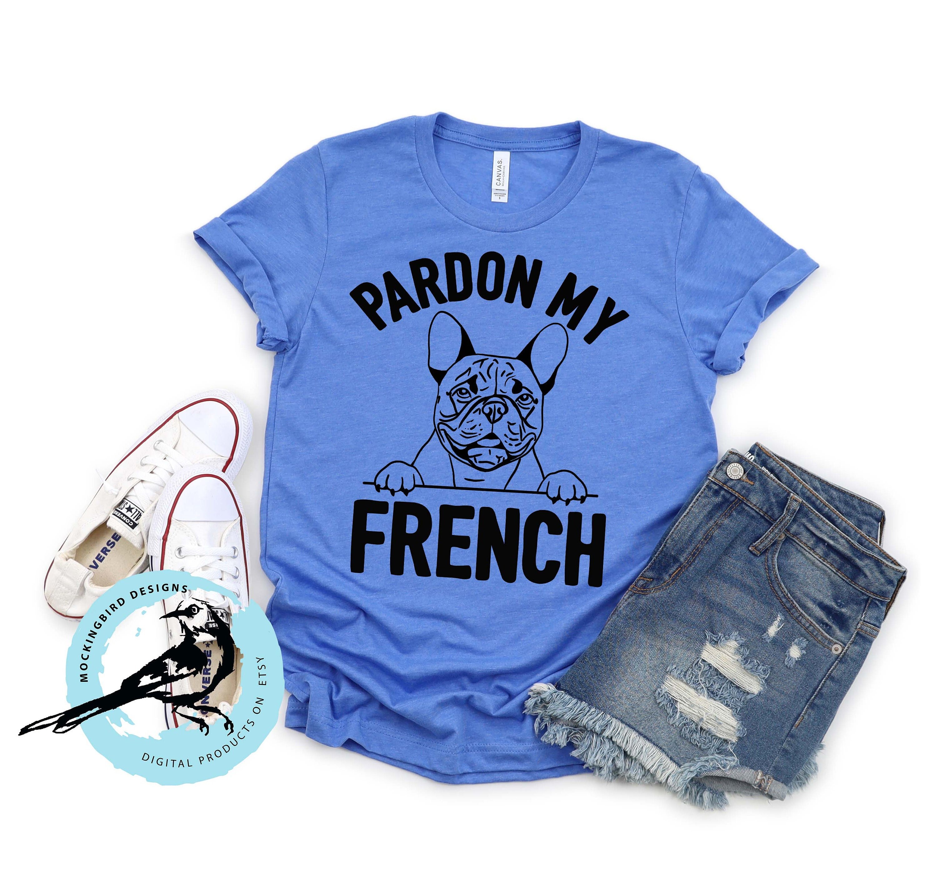 Pardon My French Svg French Bulldog Svg Frenchie Svg Dog - Etsy