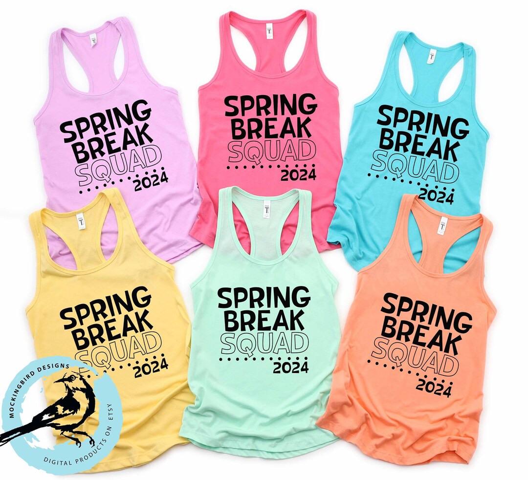 Spring Break 2024, Spring Break Squad Svg, Spring Break Crew, Vacation ...