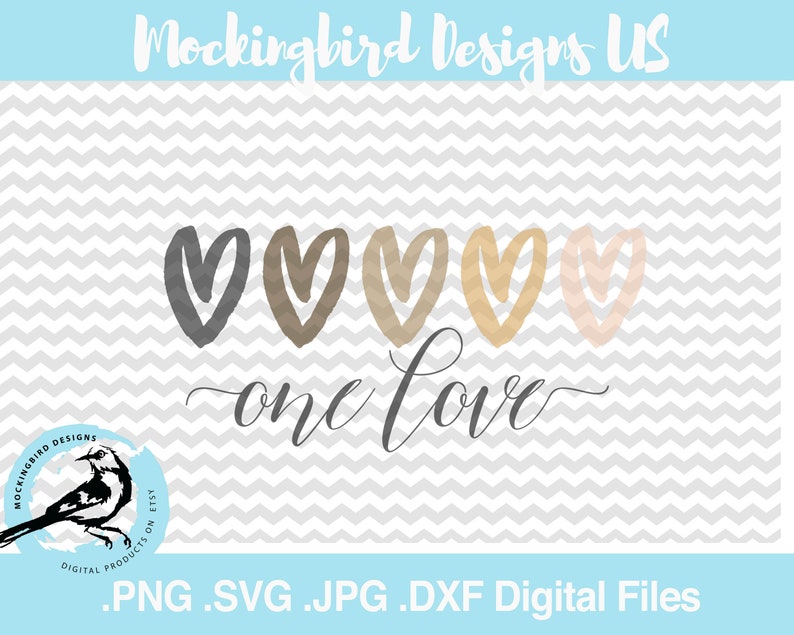 Kind Svg Digital One Love Svg Black Lives Matter Svg | Etsy
