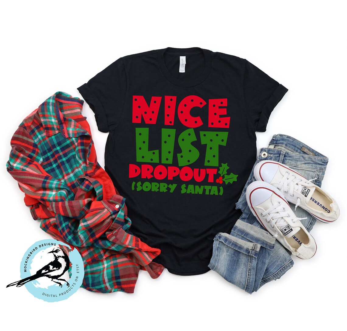 Christmas Svg Nice List Svg Santa Svg Merry Christmas 2021 - Etsy