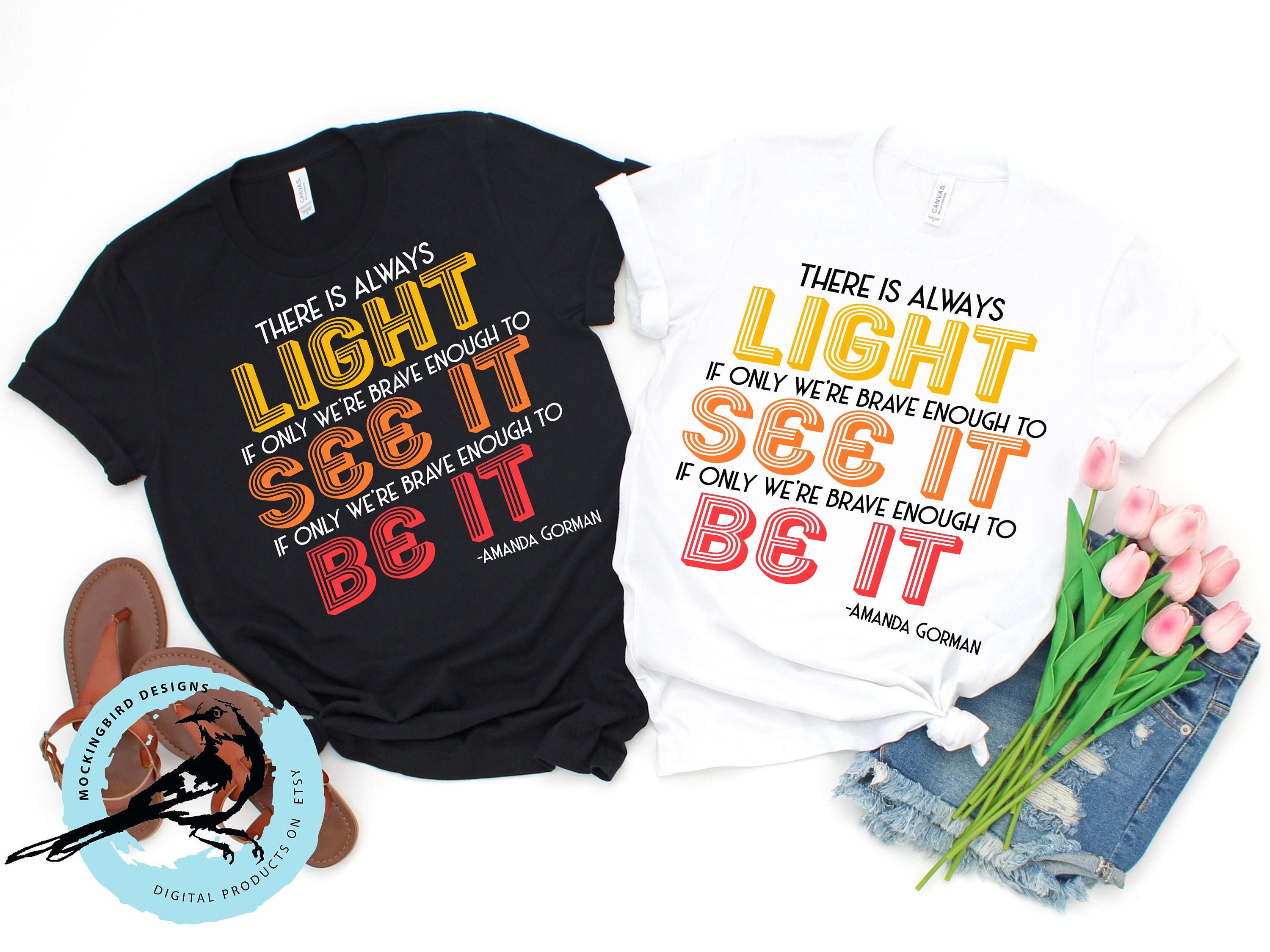 There is Always Light Svg Amanda Gorman Svg Poet Laureate | Etsy