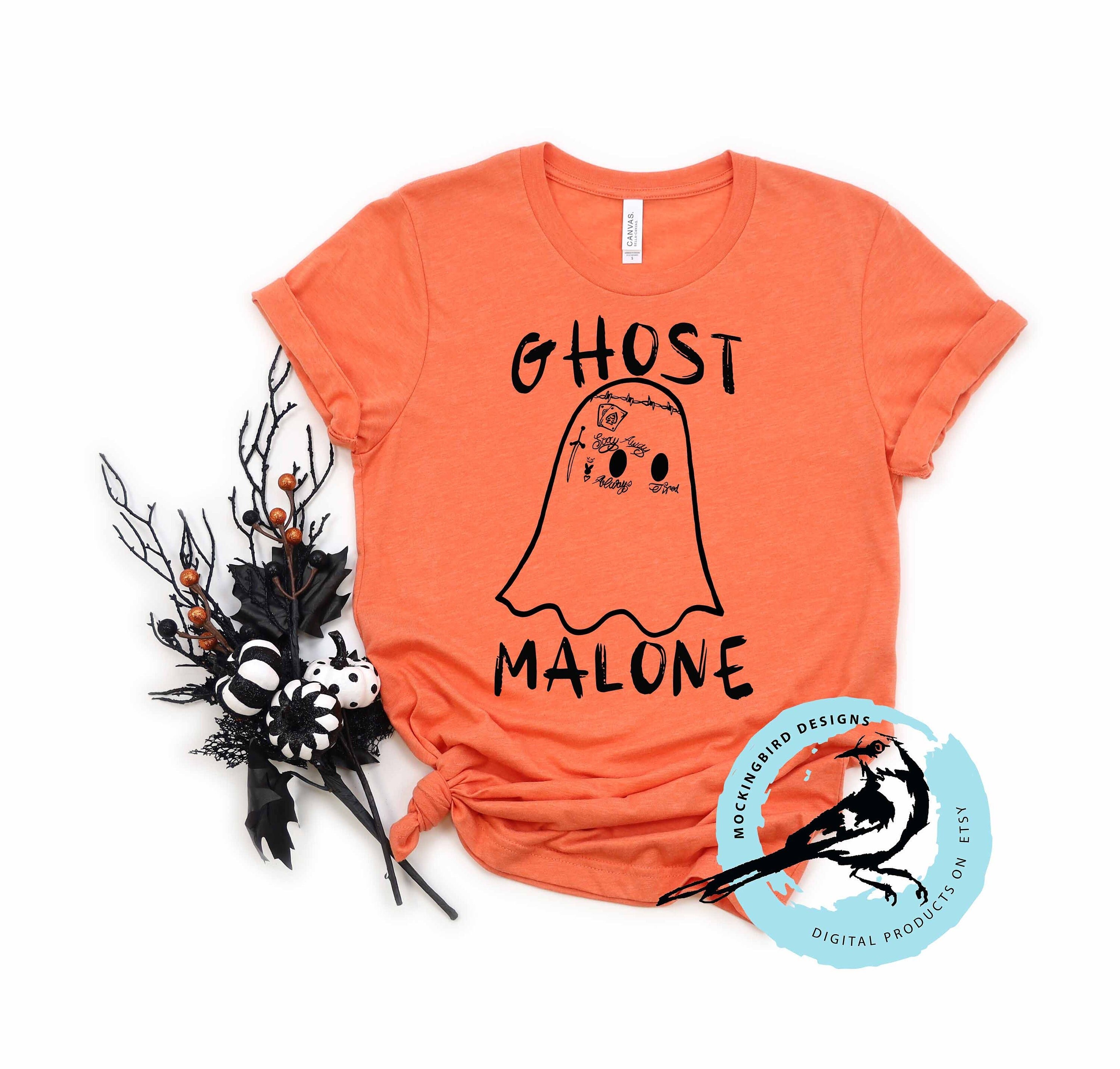 Ghost Malone Svg Ghost Svg Funny Halloween Svg Music Svg - Etsy