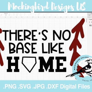 Digital There's No Base Like Home Svg, Welcome Svg, Door Round Svg ...