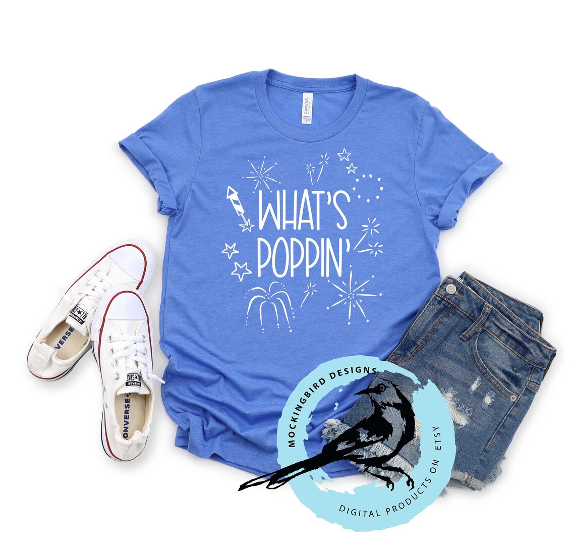 Whats Poppin Freedom Svg Party in the USA Svg Fourth of - Etsy