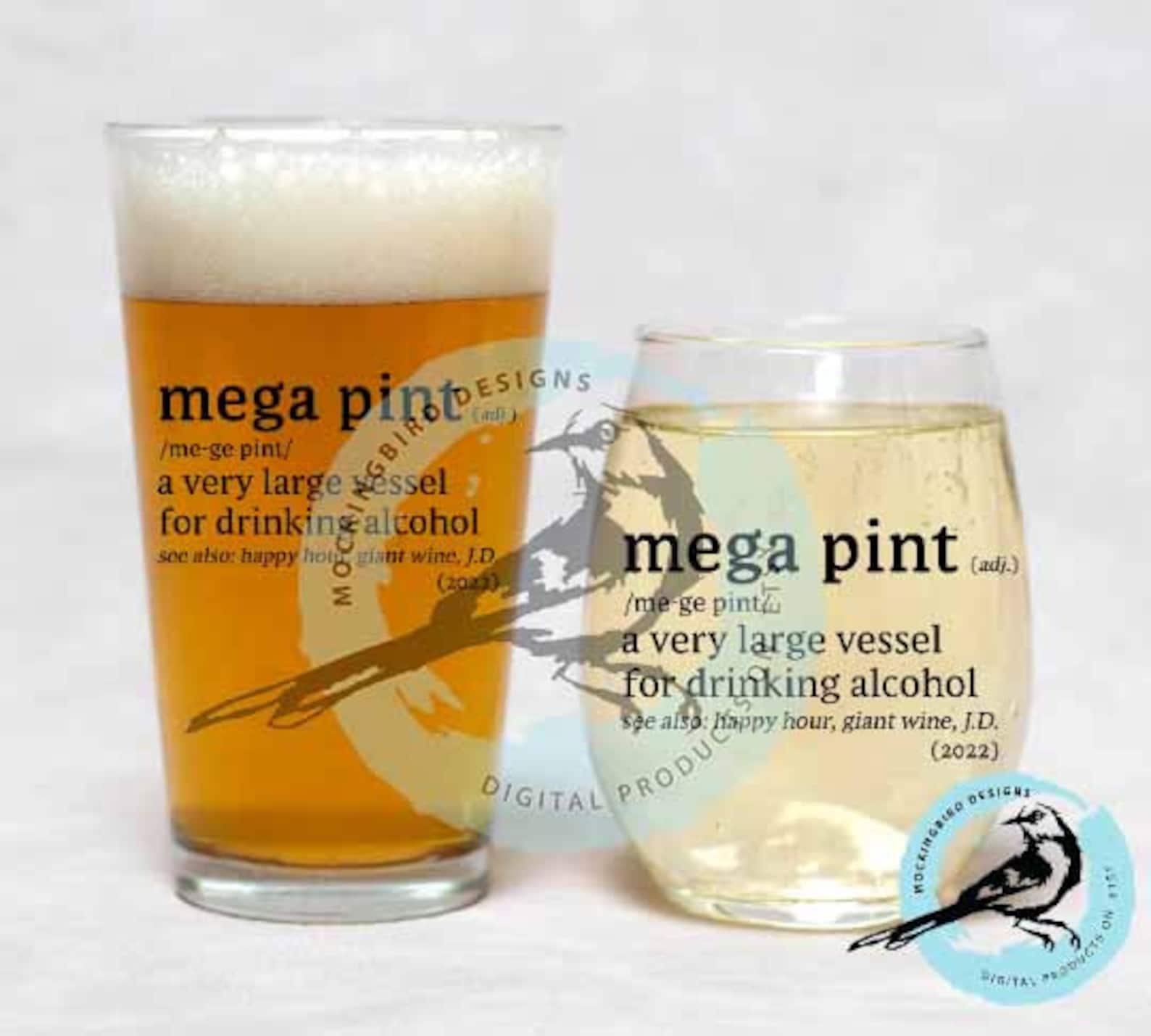 Mega Pint Svg Mega Pint Definition Svg Wine Svg Happy Hour - Etsy