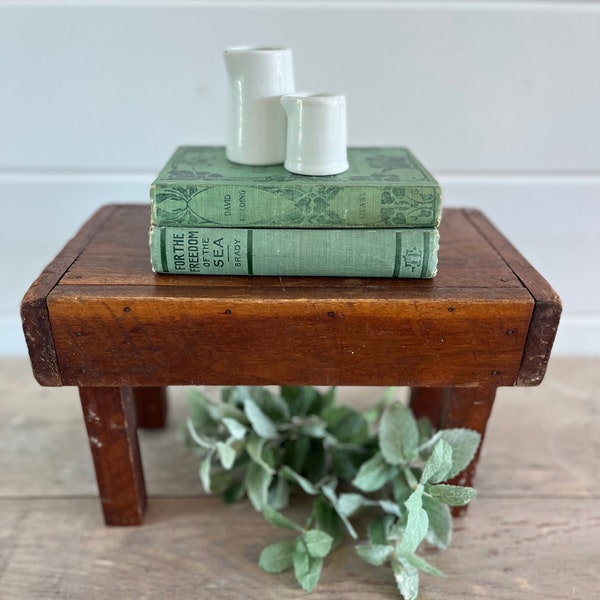 Small Antique Stool - Etsy