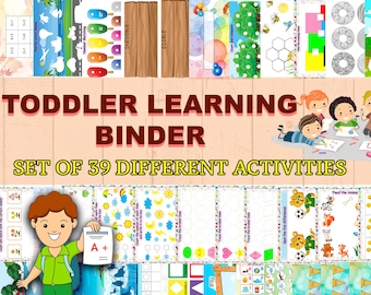 Personalized Preschool Learning Binder Printable Busy Book - Etsy