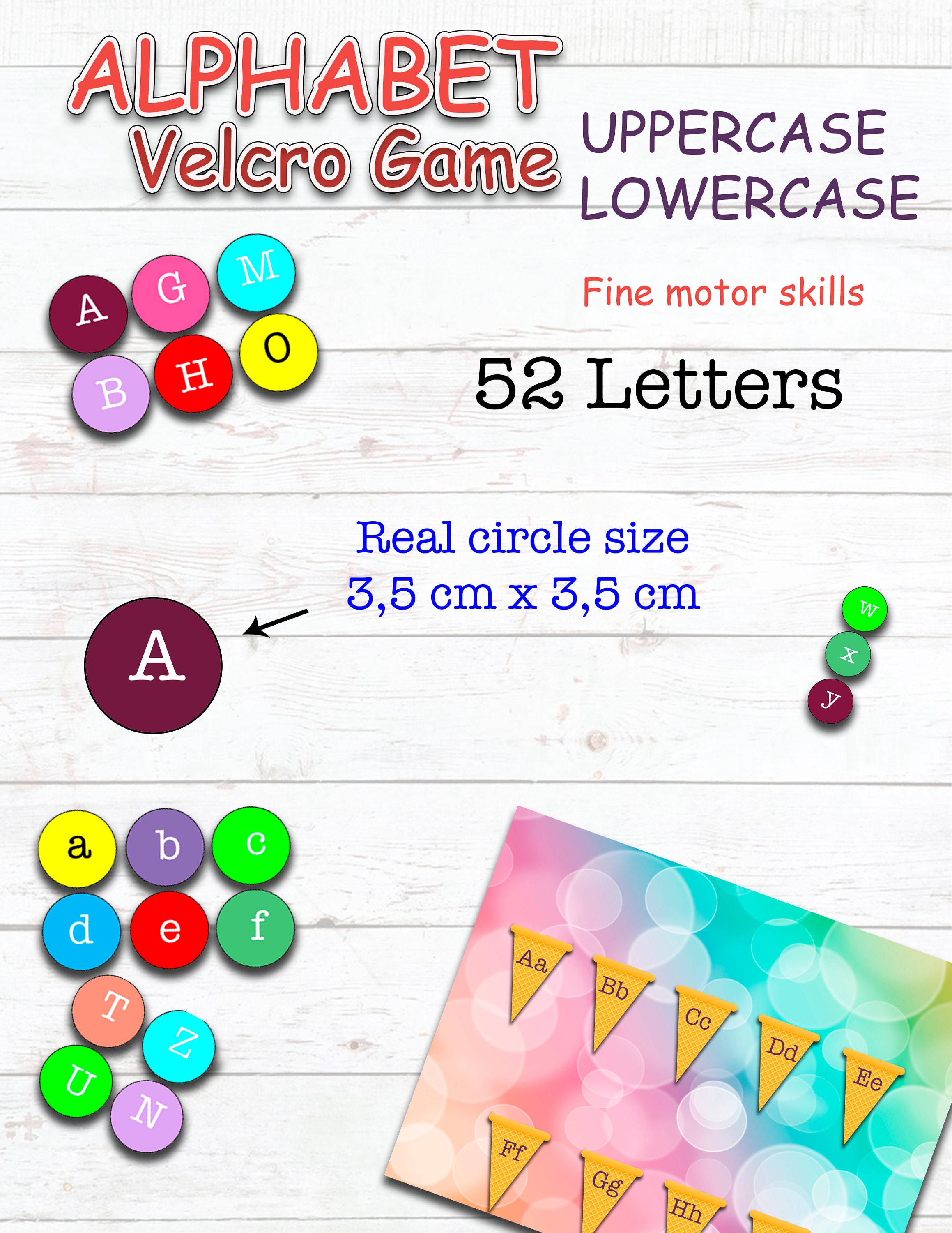 Alphabet Matching 3 Games Printable Activity for Toddler and ...