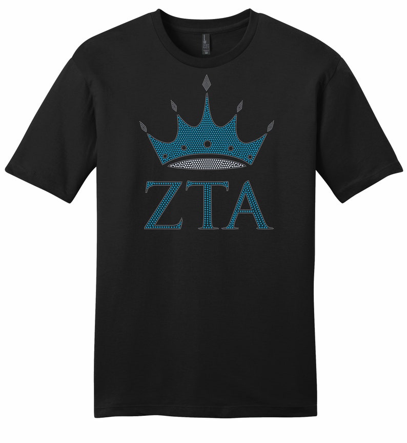 ZTA Zeta Tau Alpha Crown and Letters Unisex T-shirt - Etsy