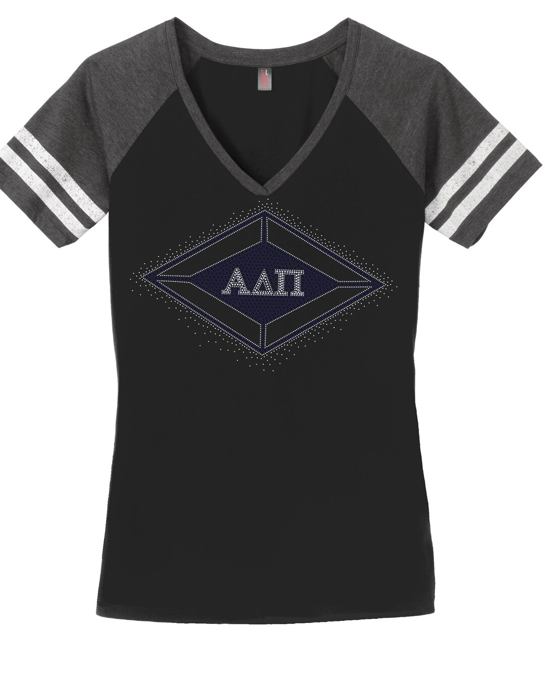 ADP Alpha Delta Pi Diamond With Sparkle Game Day T-shirt - Etsy
