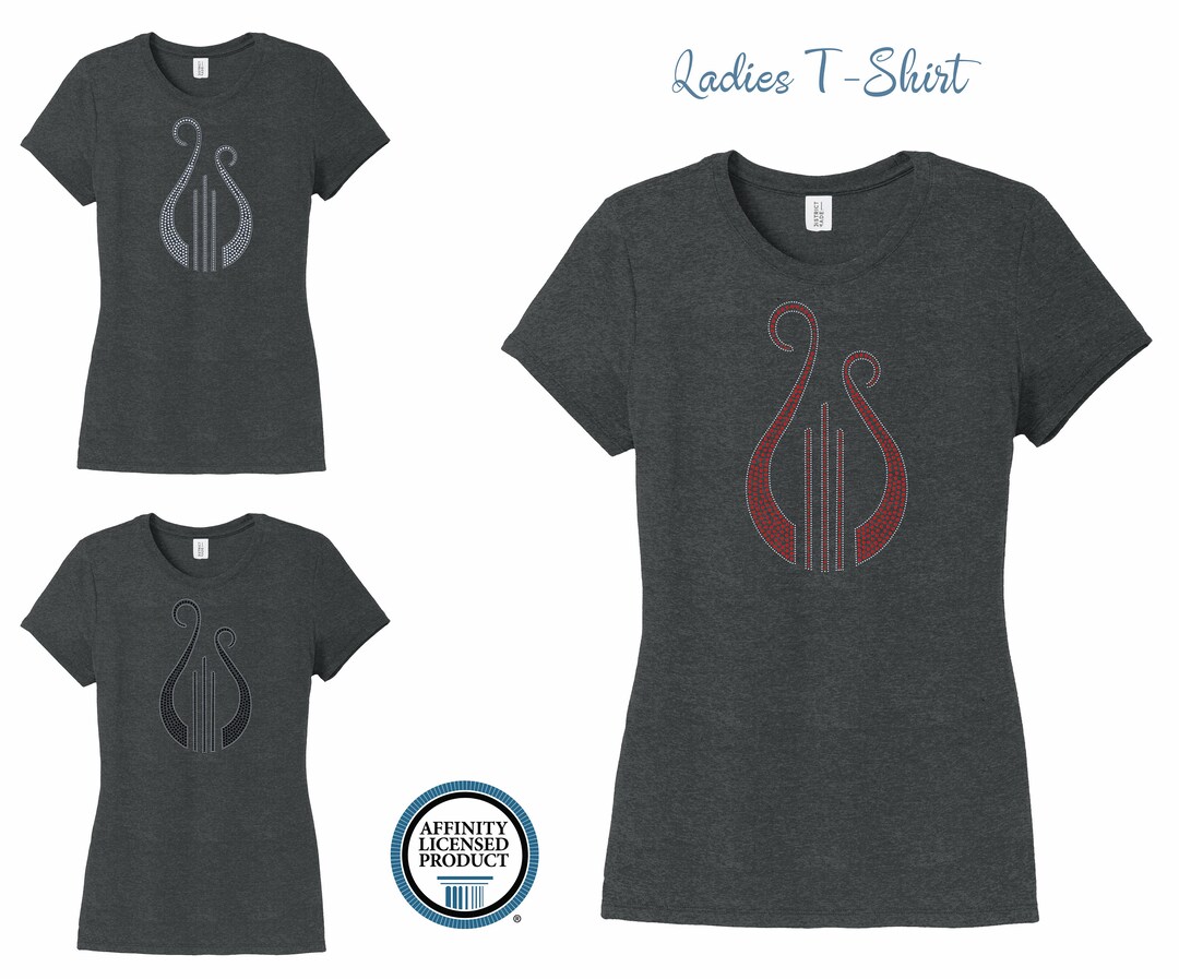 AXO Alpha Chi Omega Lyre Ladies T-shirt - Etsy