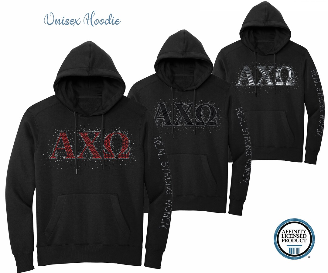 AXO Alpha Chi Omega Greek Letters Hoodie - Etsy