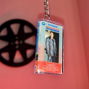 THE TERMINATOR VHS Mini Keychain - Etsy