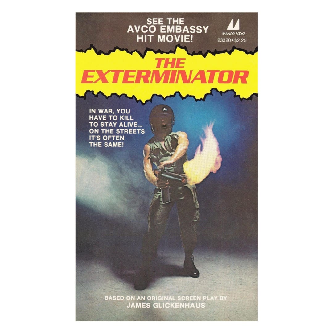 THE EXTERMINATOR by Peter Mccurtin (1980) Vintage Novel (ebook) - Etsy