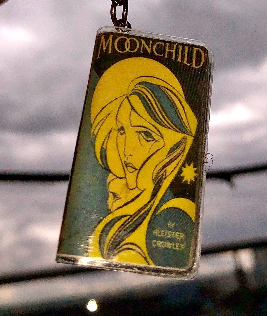 Moonchild Aleister Crowley - Mini Book Keychain / Earring - Etsy