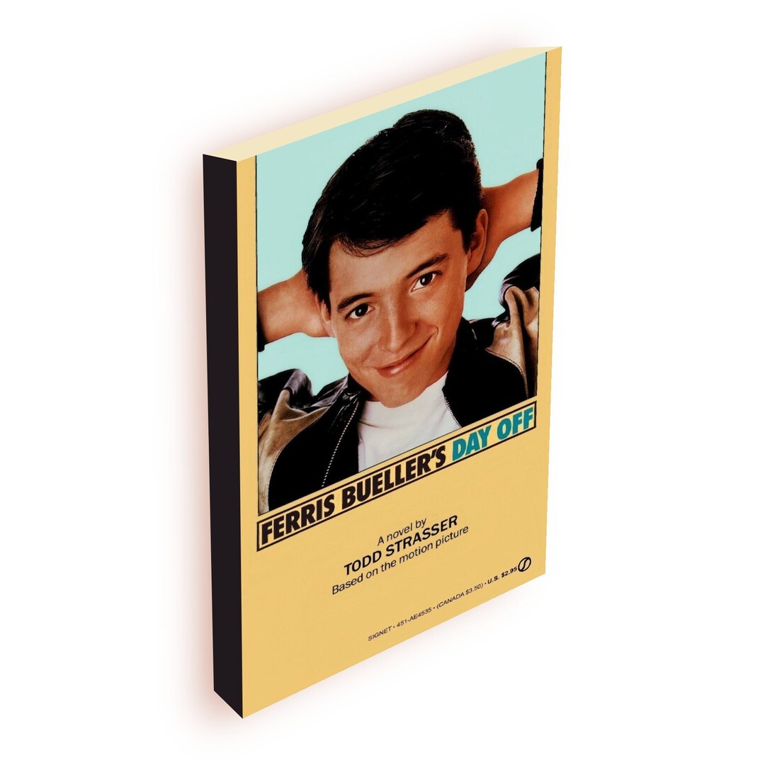 FERRIS BUELLER'S Day off Book by Todd Strasse (1986) Vintage 80s Novel ...