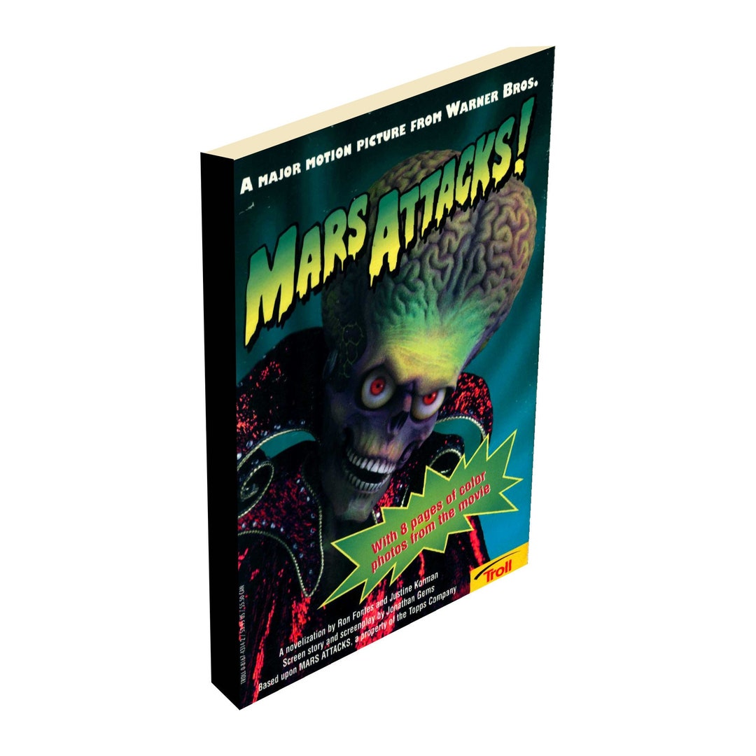 MARS ATTACKS Book by Alan Dean Foster (1996) Vintage Sci-fi Novel ...