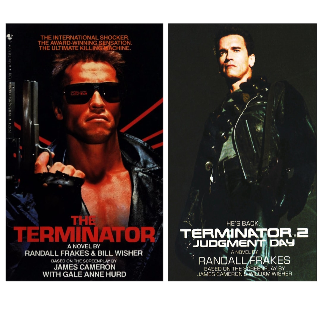 The TERMINATOR and T2 by Randall Frakes (1984 and 1991) Vintage Sci-fi ...