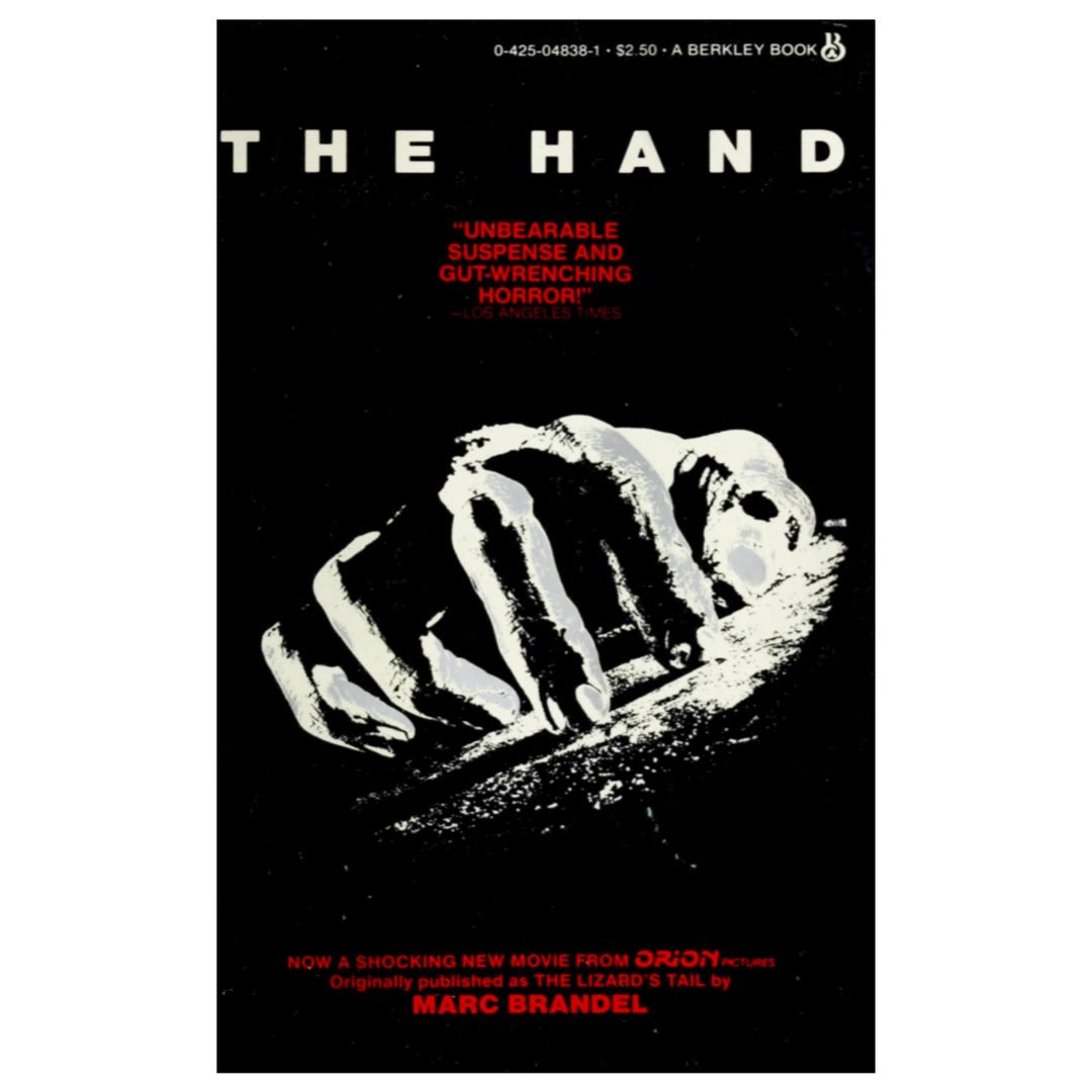 THE HAND by Marc Brandel (1979) Vintage Horror Novel (ebook Epub ) - Etsy