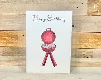 Grill Birthday Card, Funny Birthday Card, Happy Birthday Card for Him ...