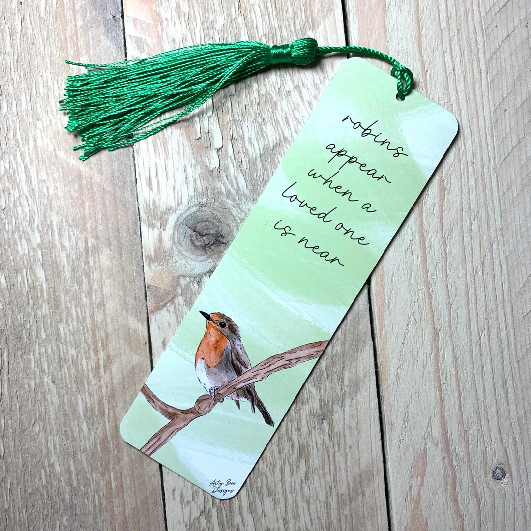 Robin Bookmark | Metal Bookmark, Robins Appear When Loved Ones Are Near ...