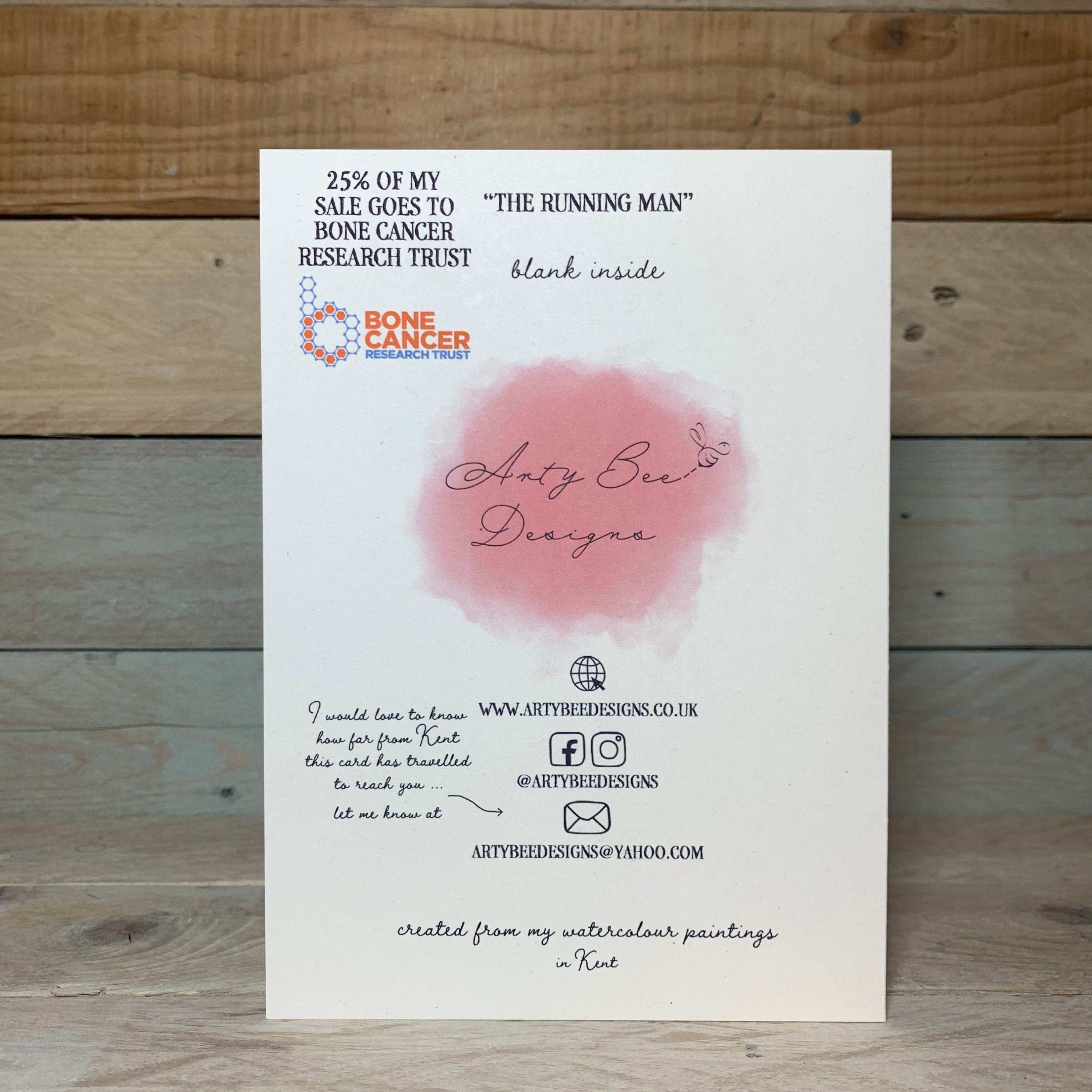 The Running Man Father's Day Card Marathon Runner Card - Etsy