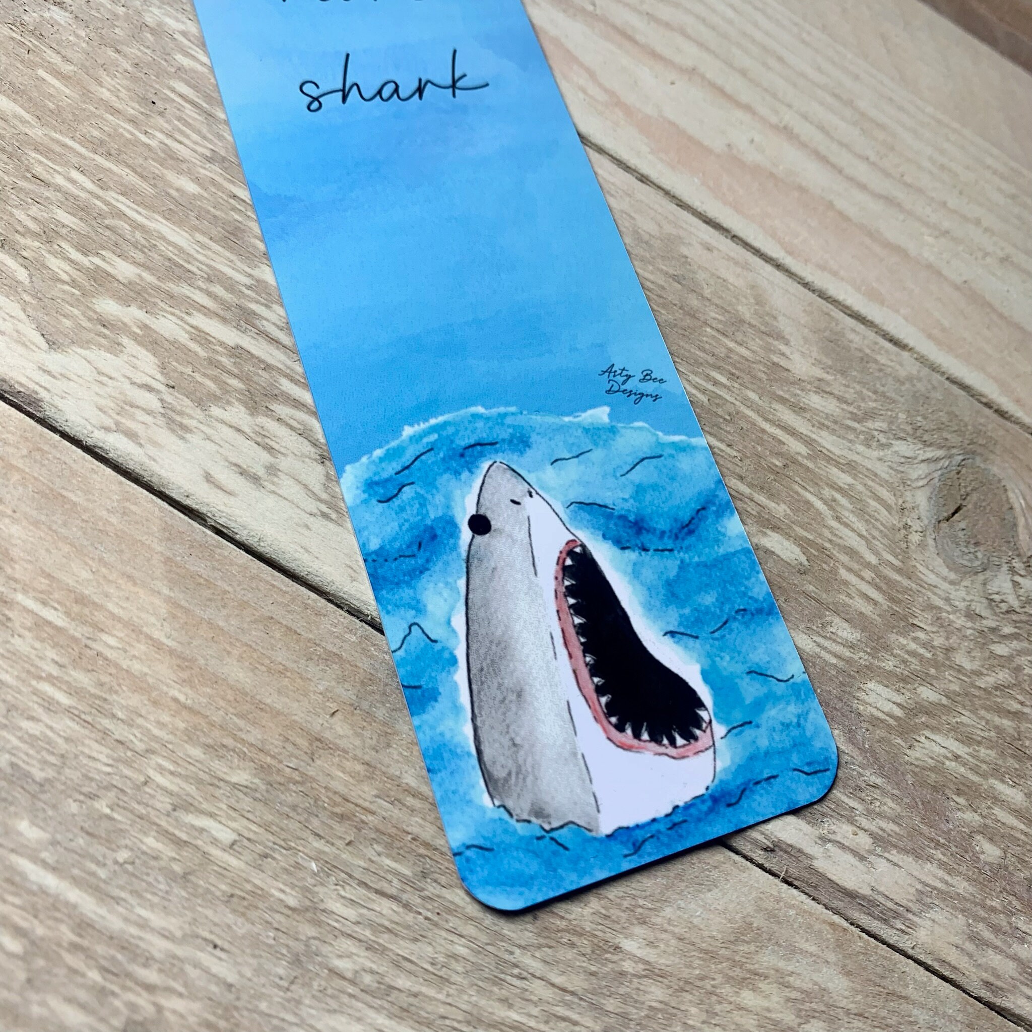 Shark Bookmark Metal Bookmark Teacher Gift Ocean Bookmark - Etsy