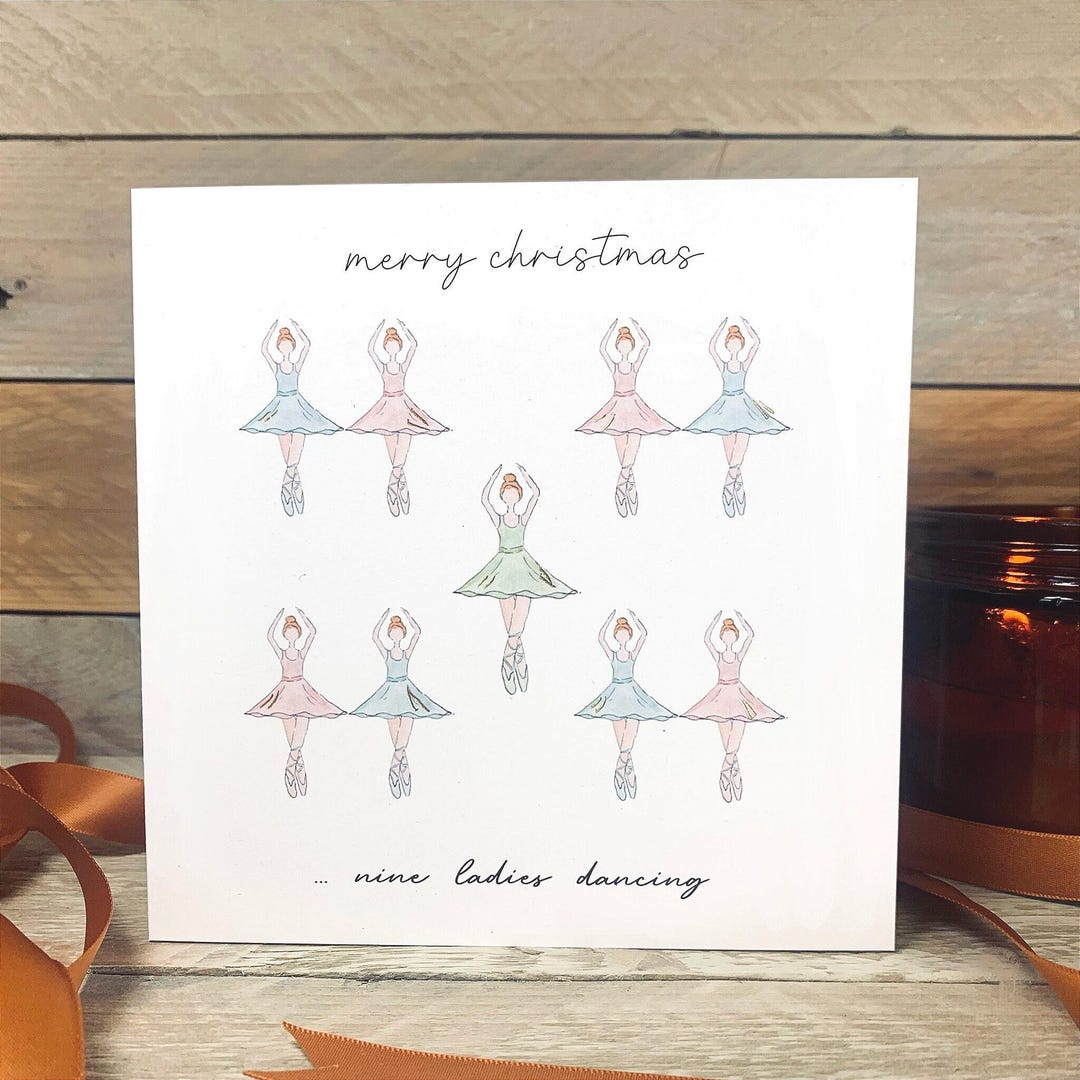 Personalised Dancing Christmas Card | Christmas Cards for Daughters ...
