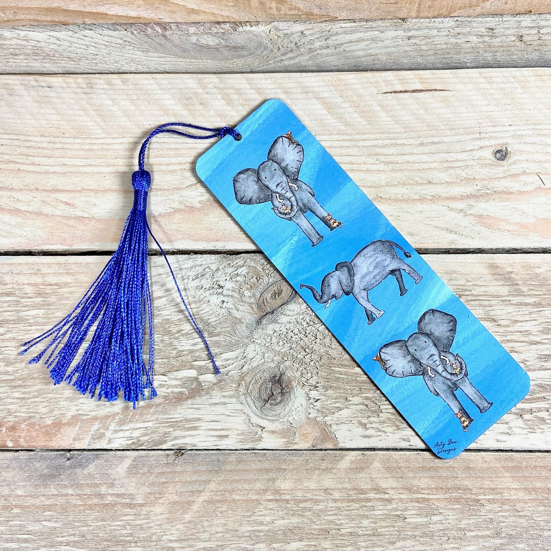Elephant Bookmark | Metal Bookmark, Reading Accessories, Elephant Gift ...