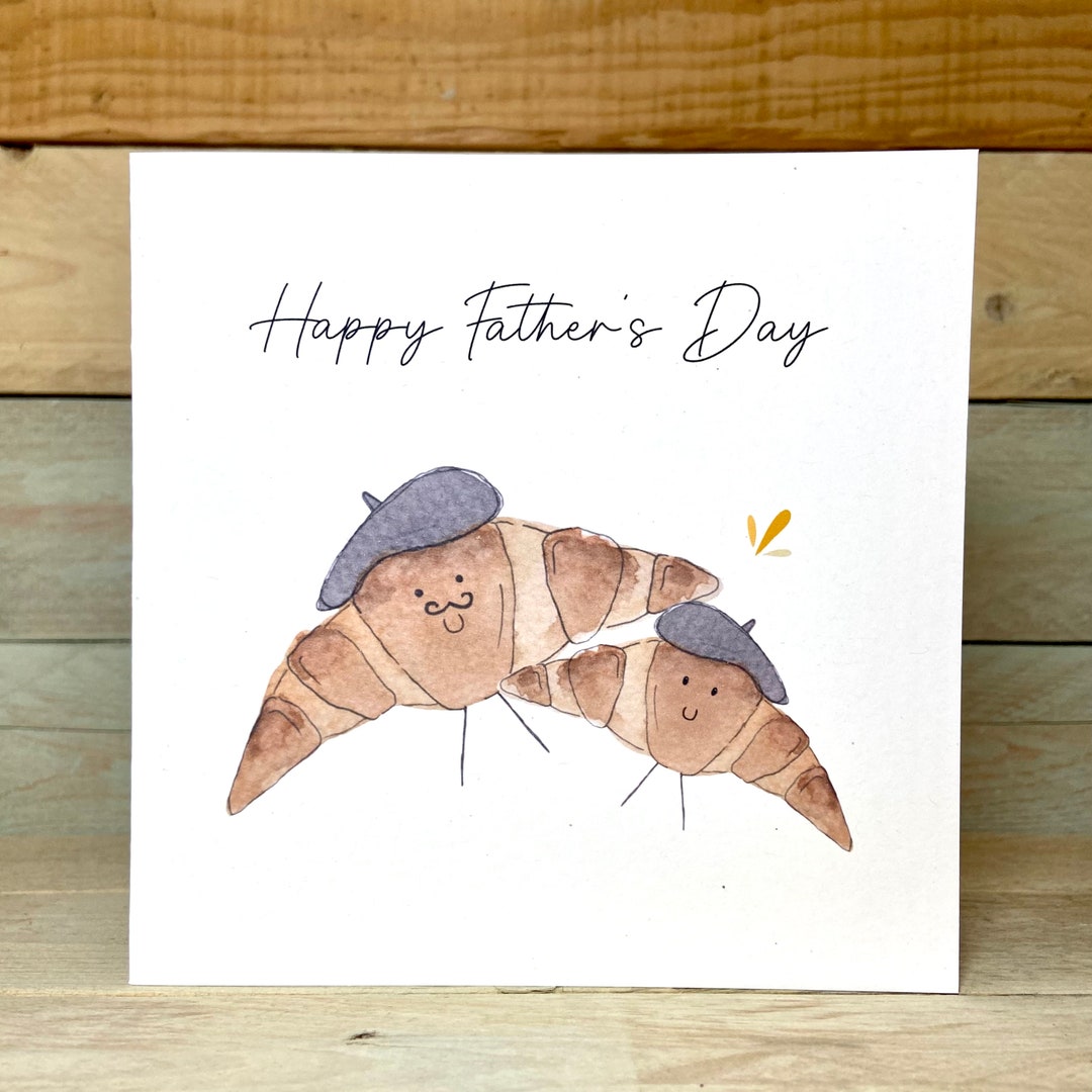 Personalised Pierre and Pablo the Papa's Day Pastries Fathers Day Card ...