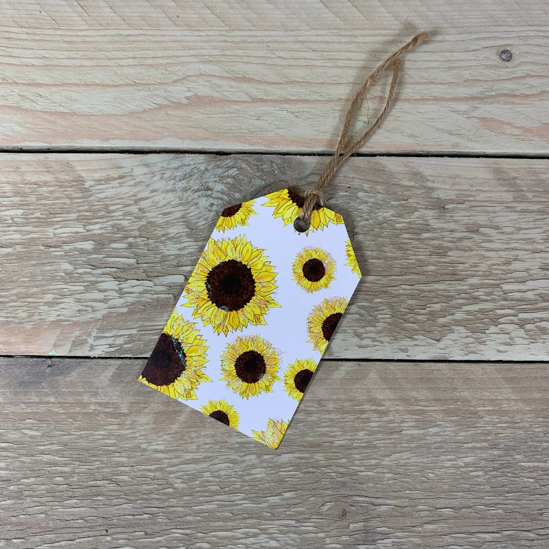 Sunflower Gift Tag | Floral Gift Tag, Thankyou Tags, Birthday Tags ...