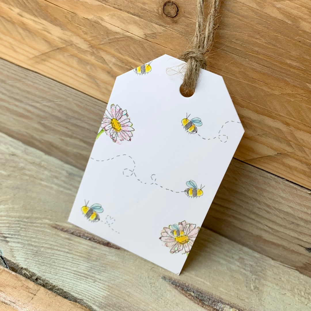 Bee Gift Tags | for Her, Favour Tags, Thank You Tag, Gift Wrap ...