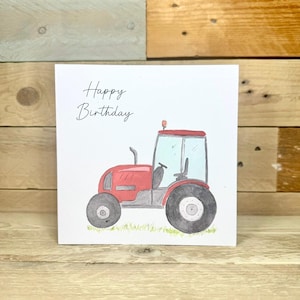 Personalised Tractor Birthday Card | 1st Birthday, Grandson, Farming ...