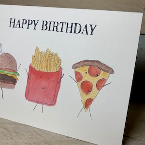 Personalised Fast Food Birthday Card | Silly Fun Cards, Friends ...