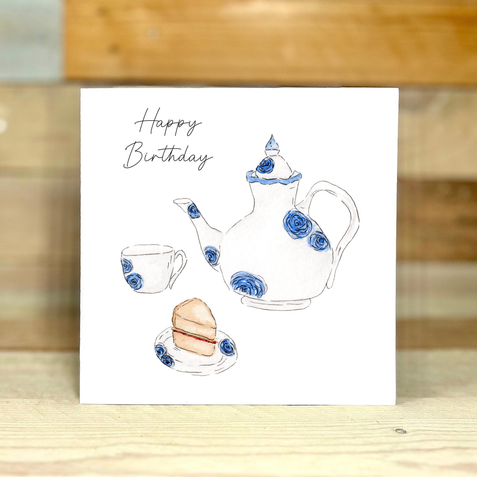 Personalised Tea Pot Birthday Card | Tea Lovers Card, Afternoon Tea ...