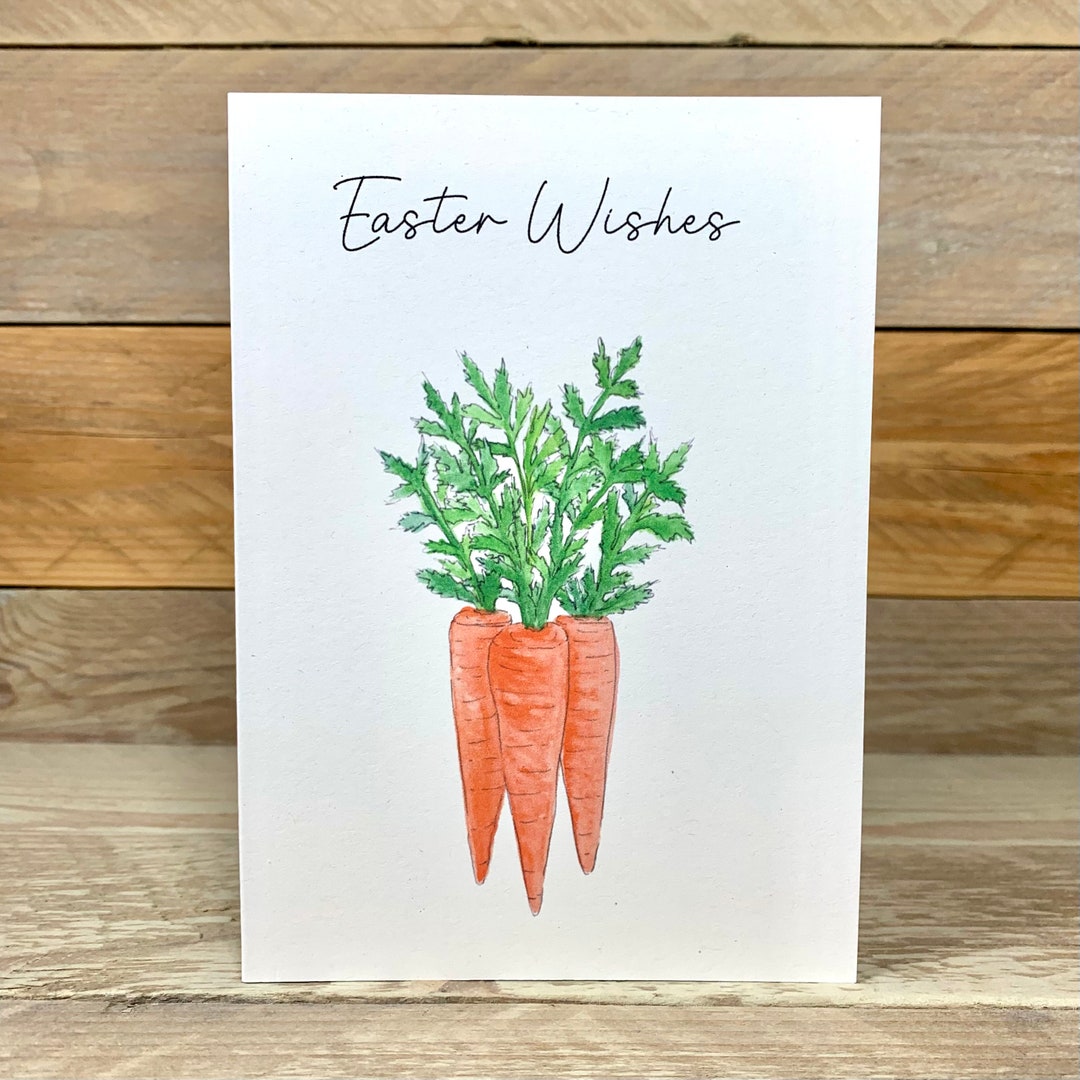 Personalised Carrot Easter Card | With Seeds, Seed Card, Cards With ...