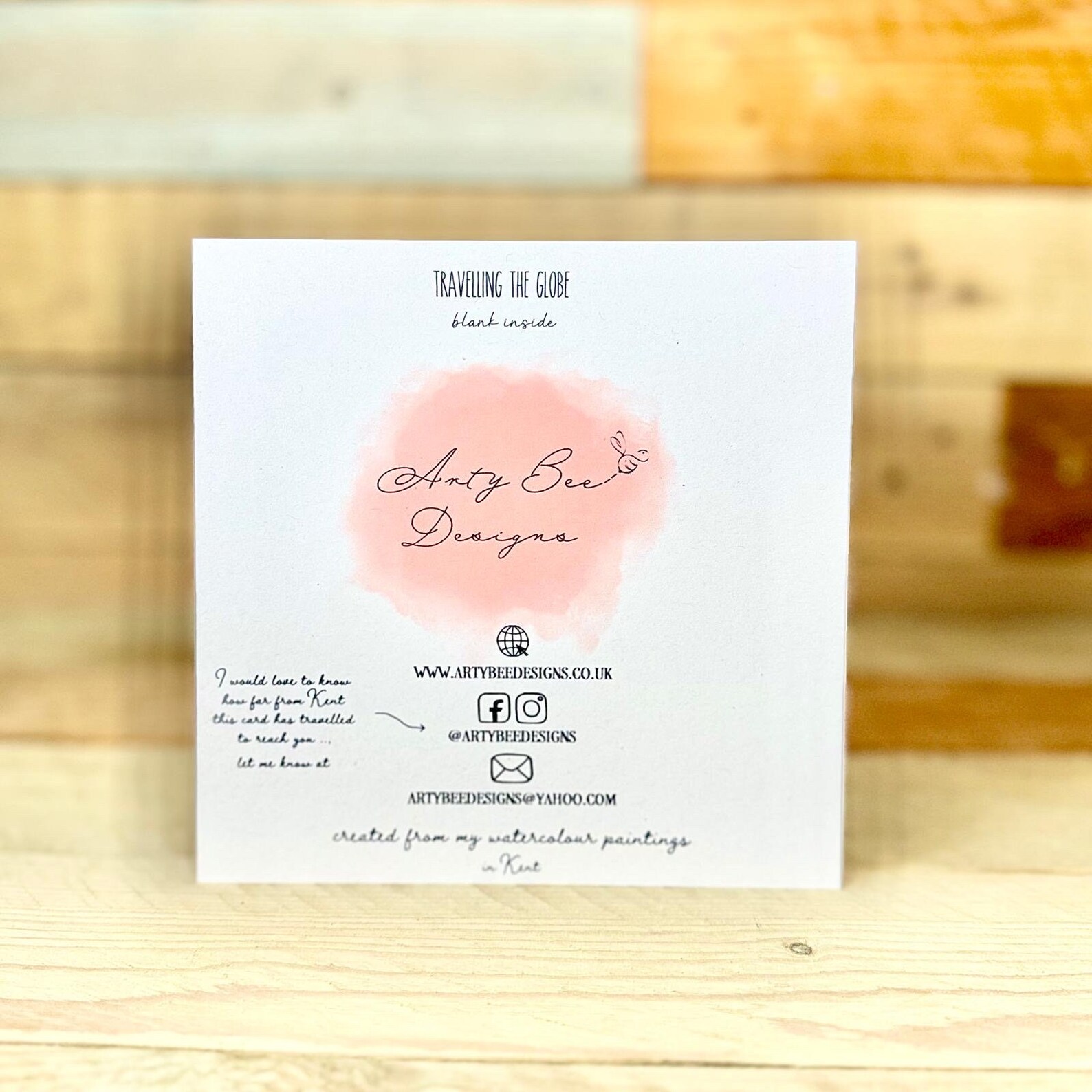 Personalised Travelling Card | Happy Travels Card, Good Luck on Your ...