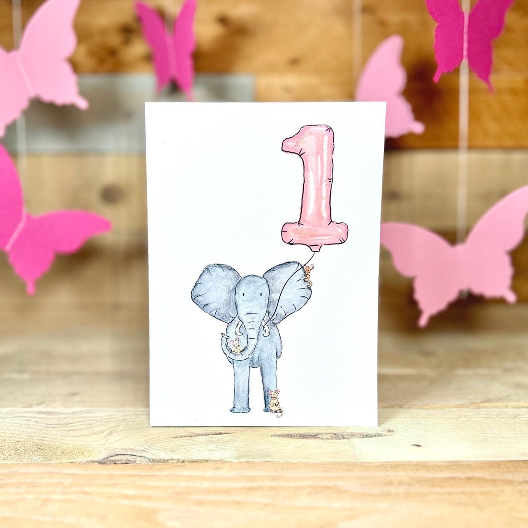 Personalised 1st Birthday Card | Babys First Birthday Card, First ...
